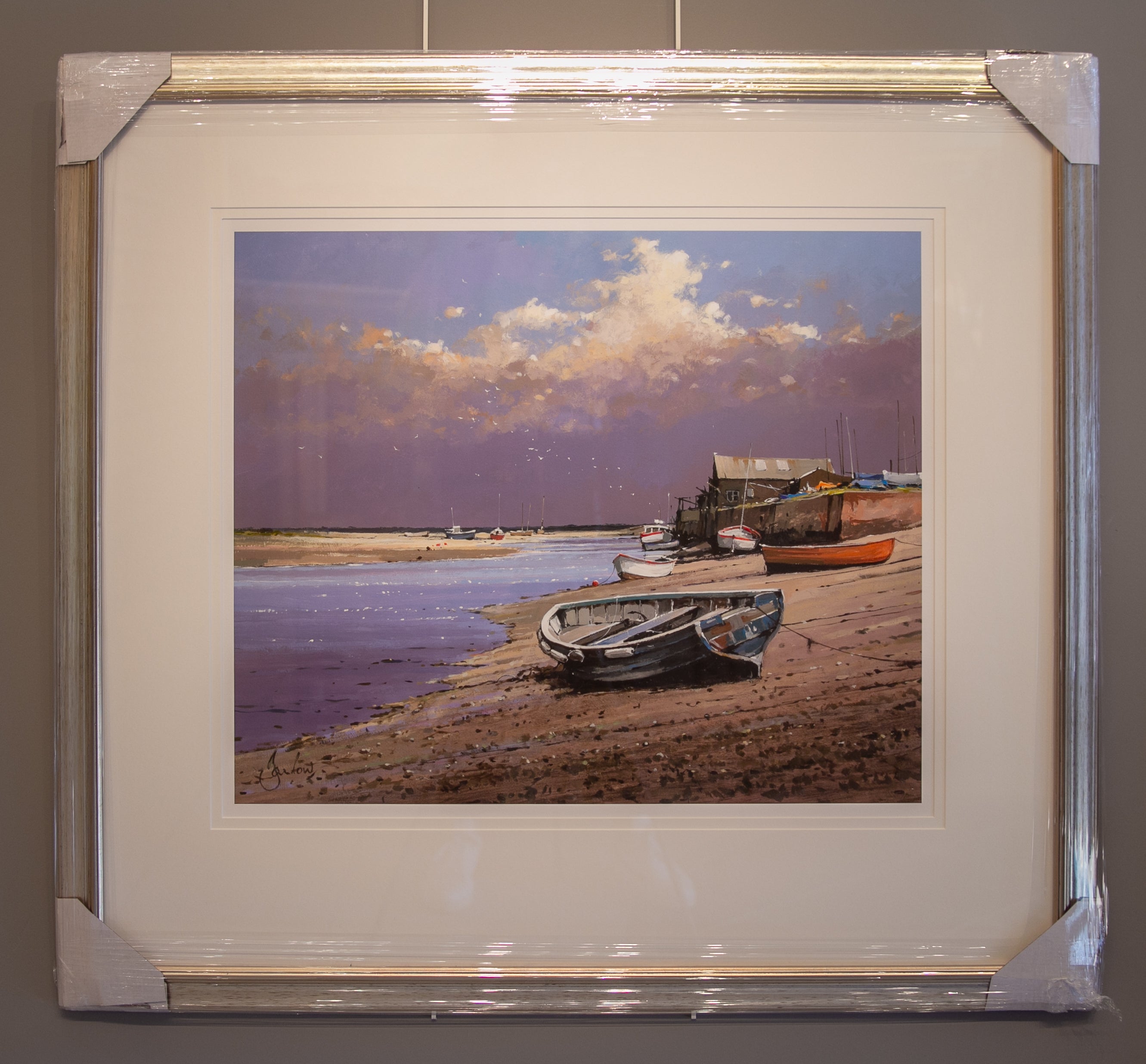The East Quay, Wells-Next-The-Sea - Paper 50 x 60cm - Framed – Barlow ...