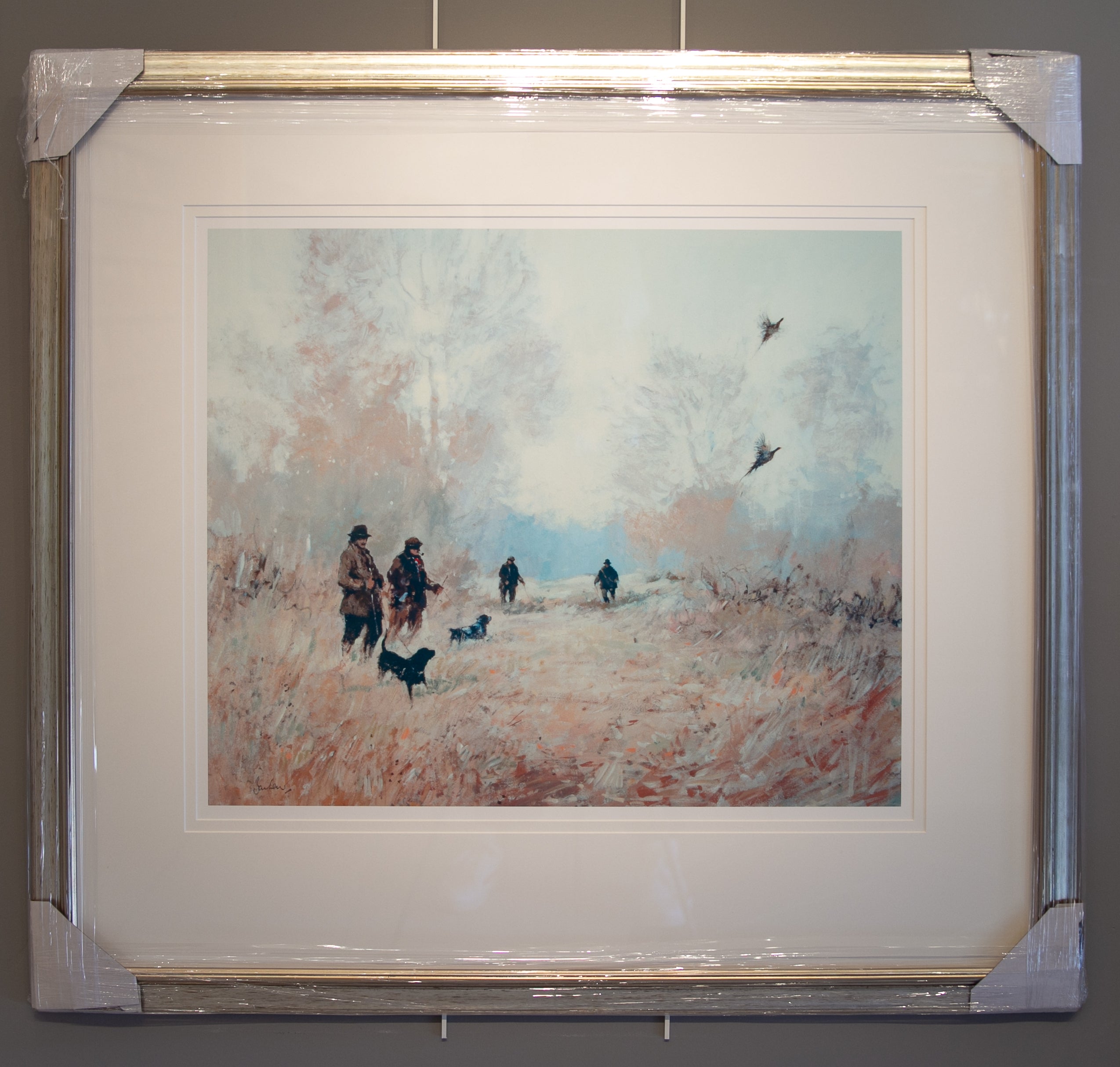 The Beaters Line - Paper 50 x 60cm - Framed – Barlow Fine Art