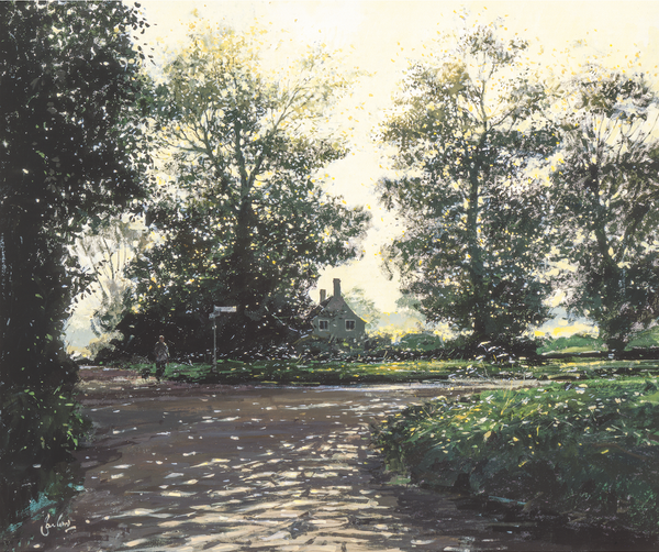 Crossroads Near Holt (Signed) - Paper 25 x 30cm - Framed – Jeremy ...