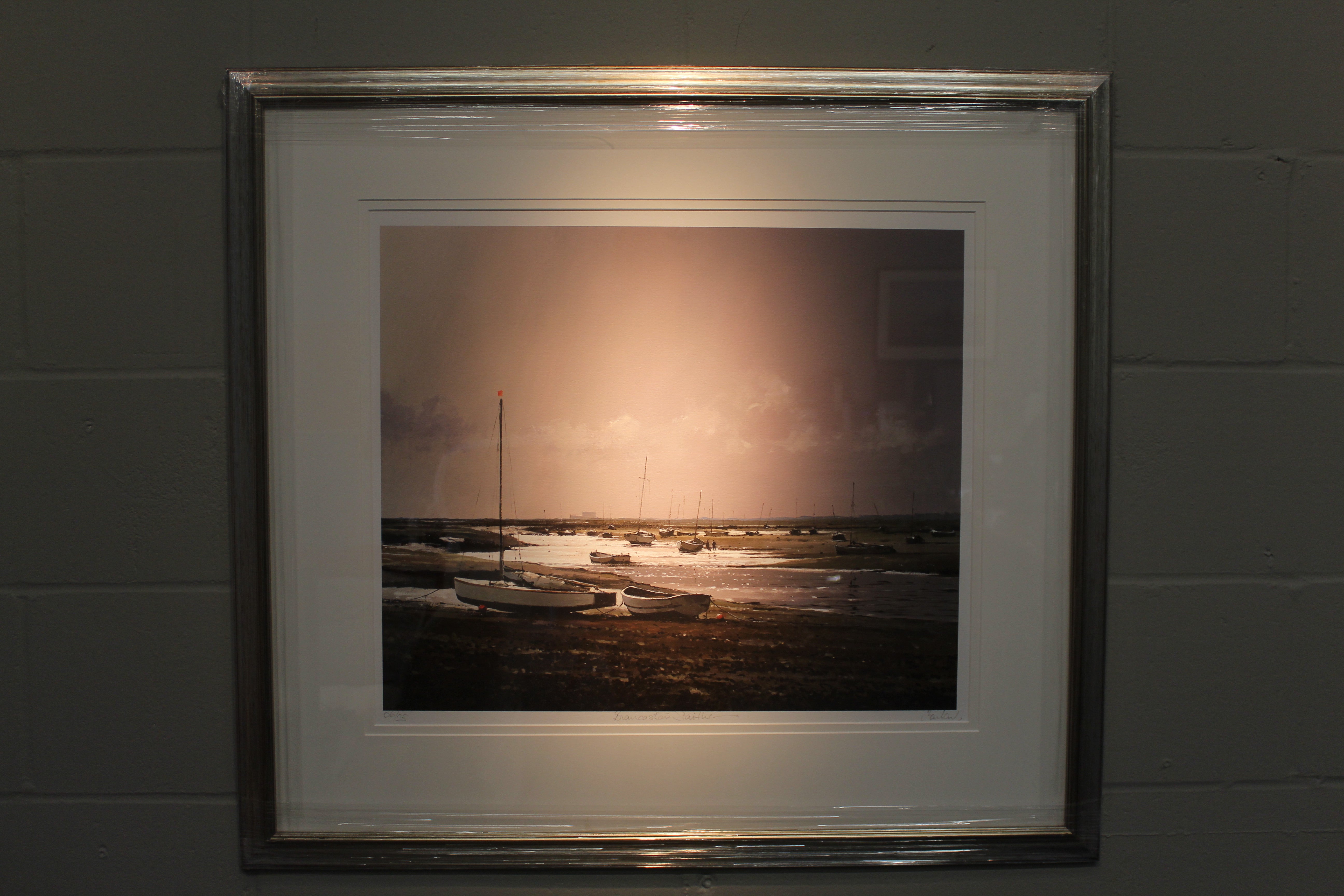 Brancaster Staithe, Red Flag (06/25) - Paper 50 x 60cm - Framed ...
