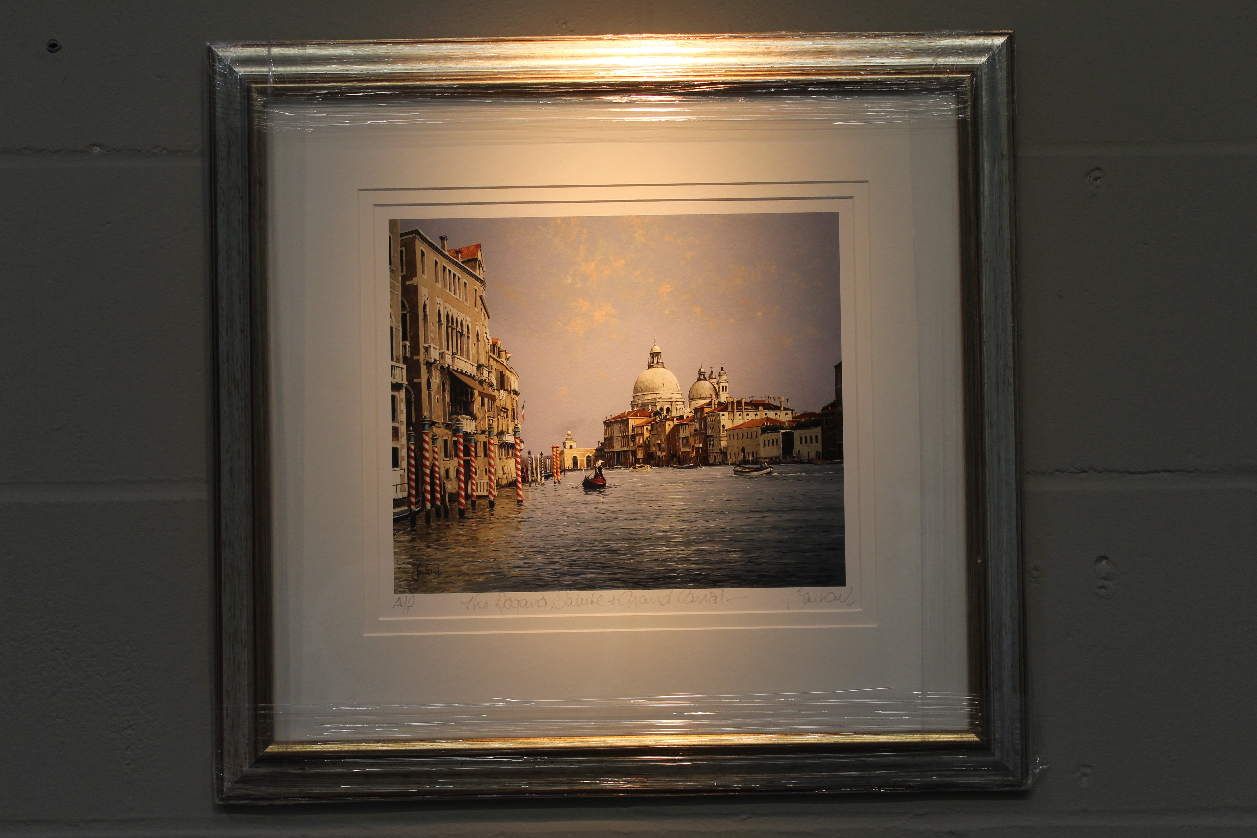 The Dogana, Salute And Grand Canal - Paper 25 x 30cm - Framed – Barlow ...