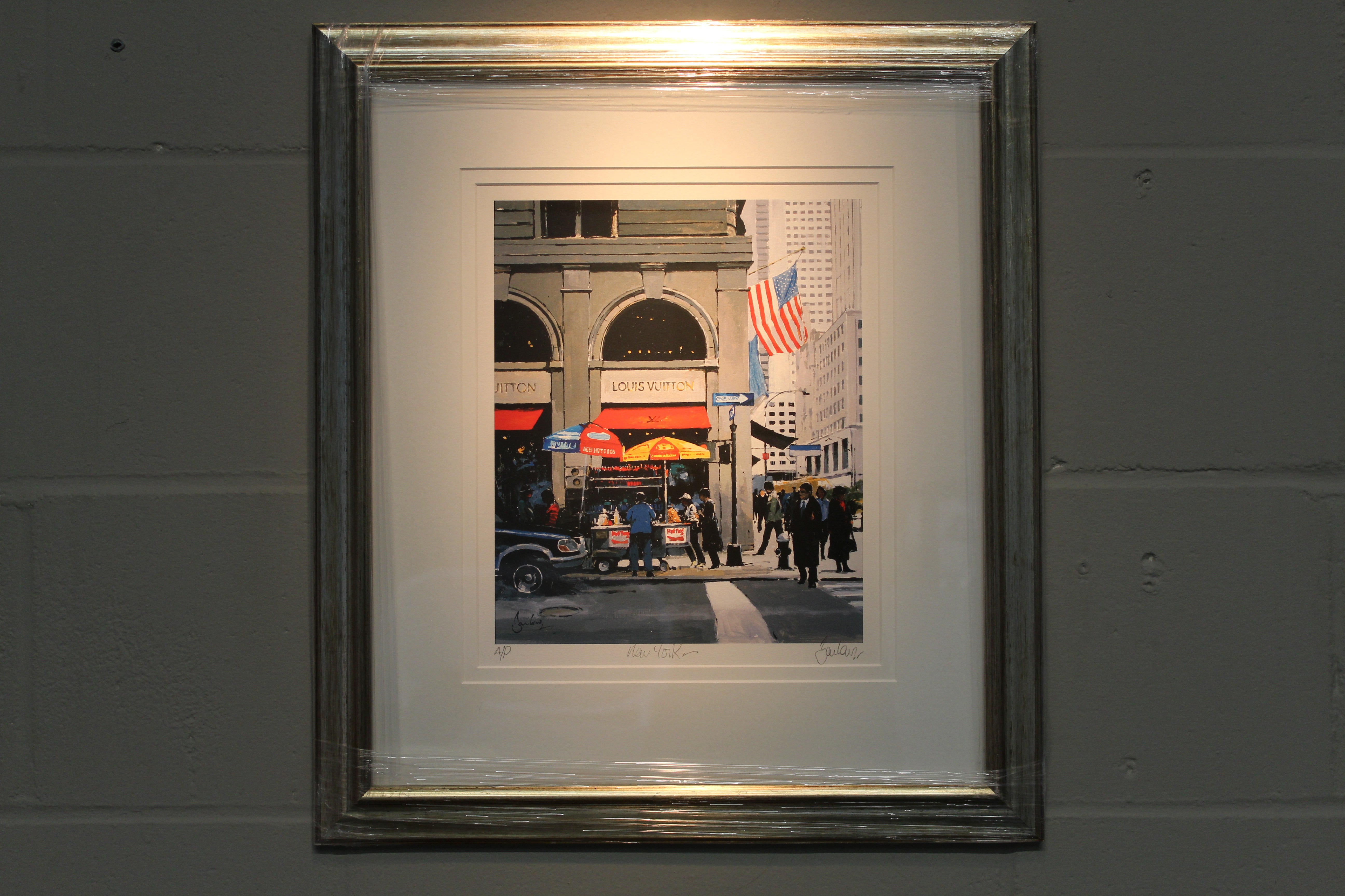 New York - Paper 25 x 30cm - Framed – Barlow Fine Art
