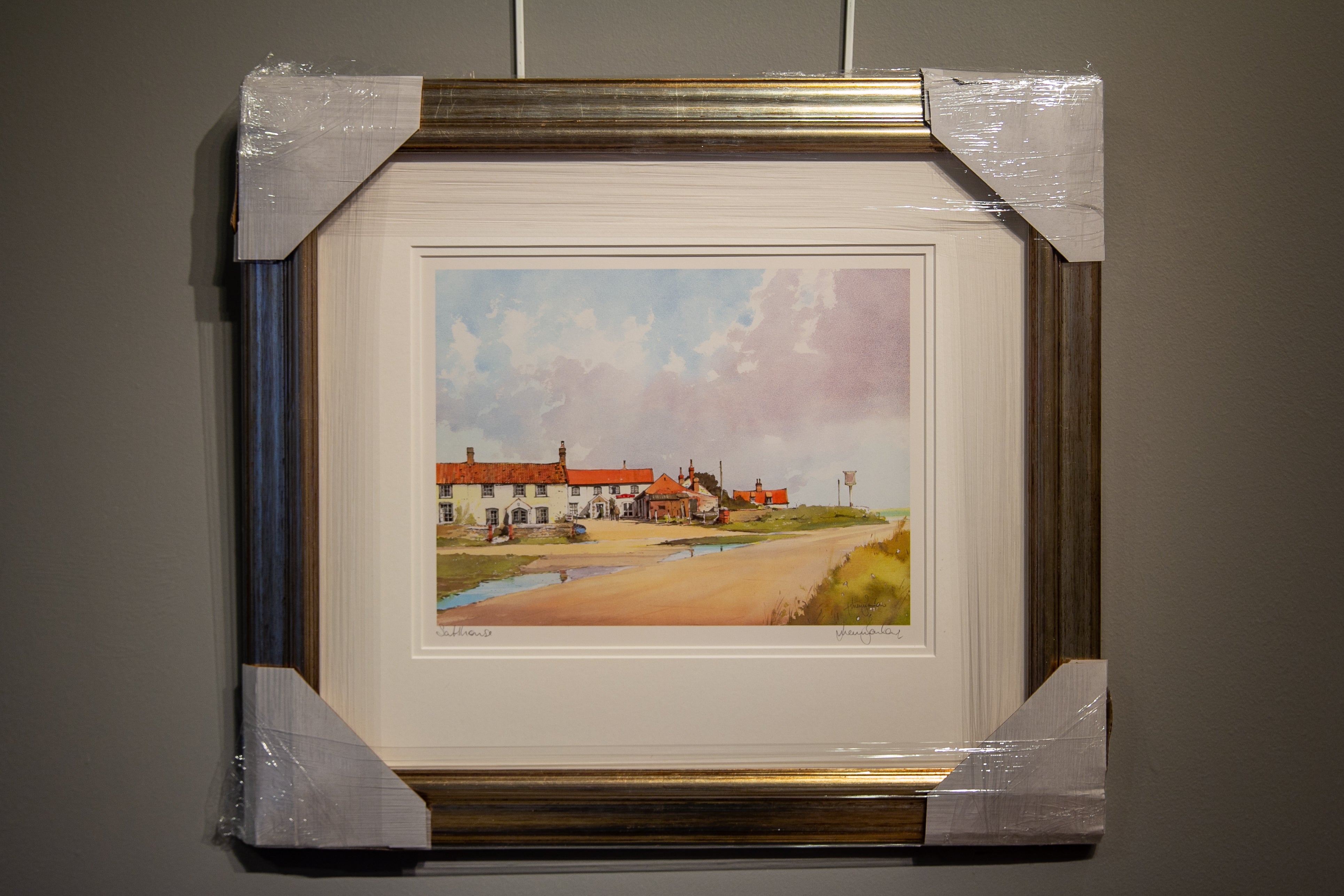 The Dun Cow, Salthouse - Paper 19 x 25cm - Framed – Barlow Fine Art