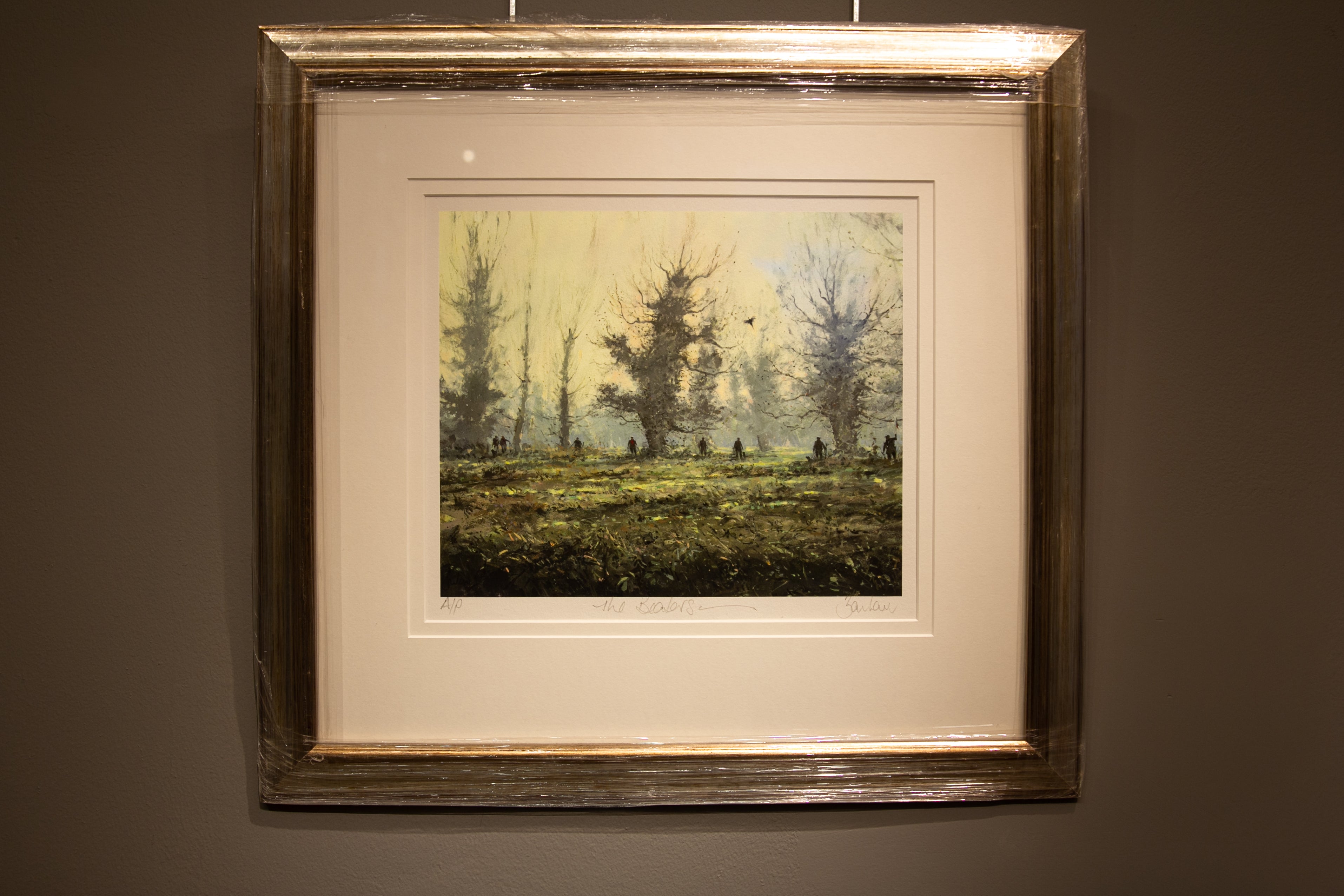 The Beaters - Paper 25 x 30cm - Framed – Barlow Fine Art