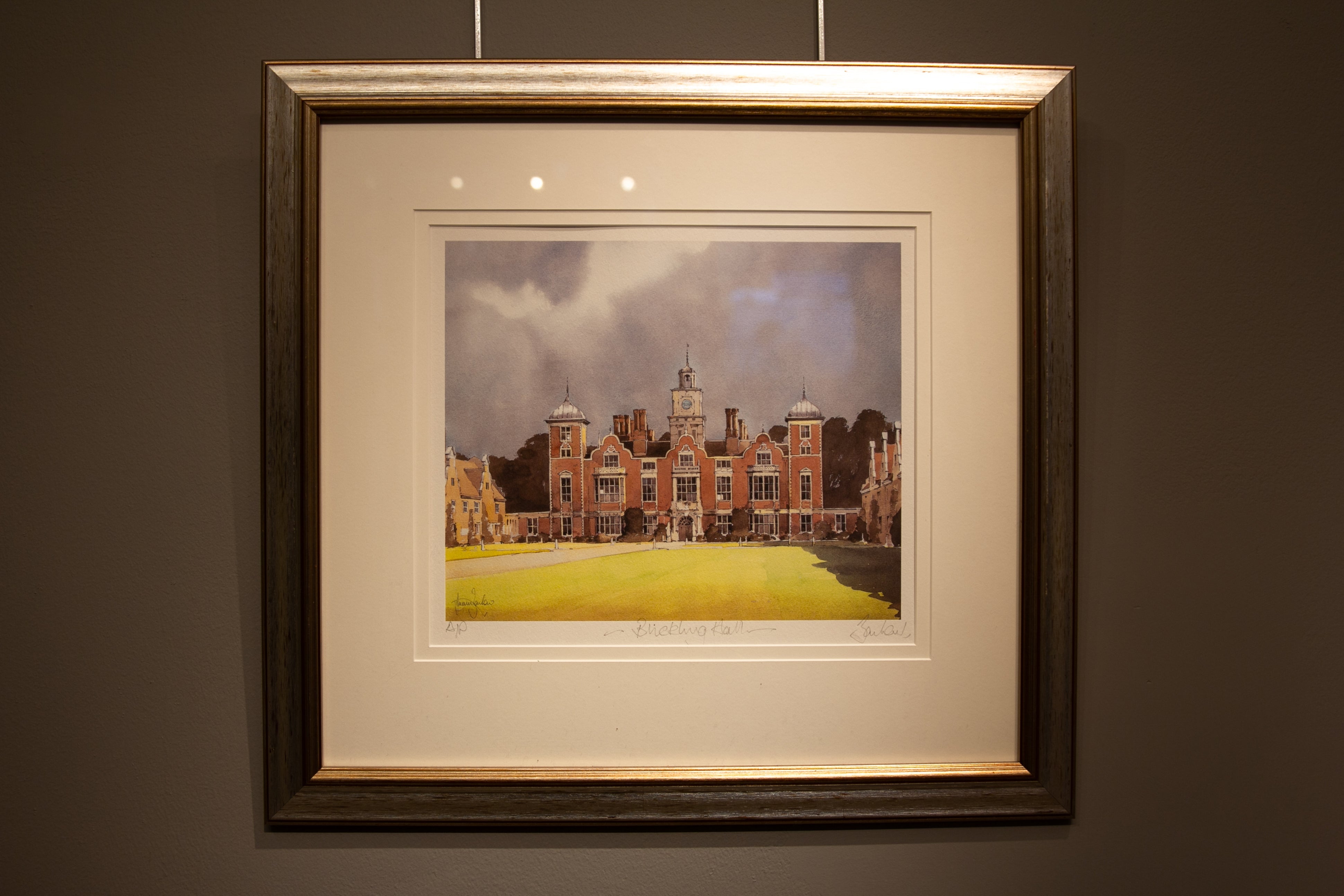 Blickling Hall - Paper 14 x 18cm - Framed – Barlow Fine Art