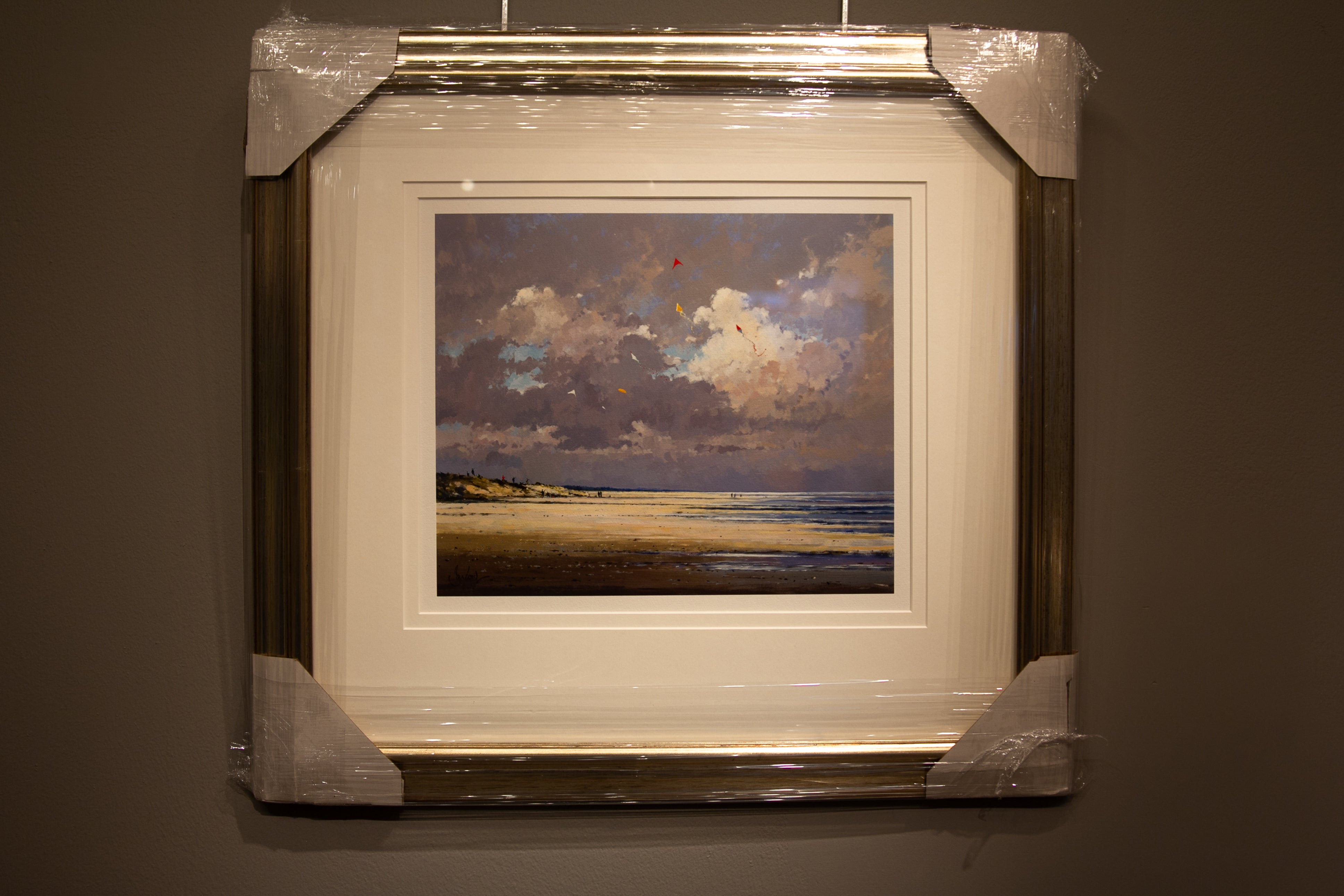 Windy Day At Holkham - Paper 25 x 30cm - Framed – Barlow Fine Art