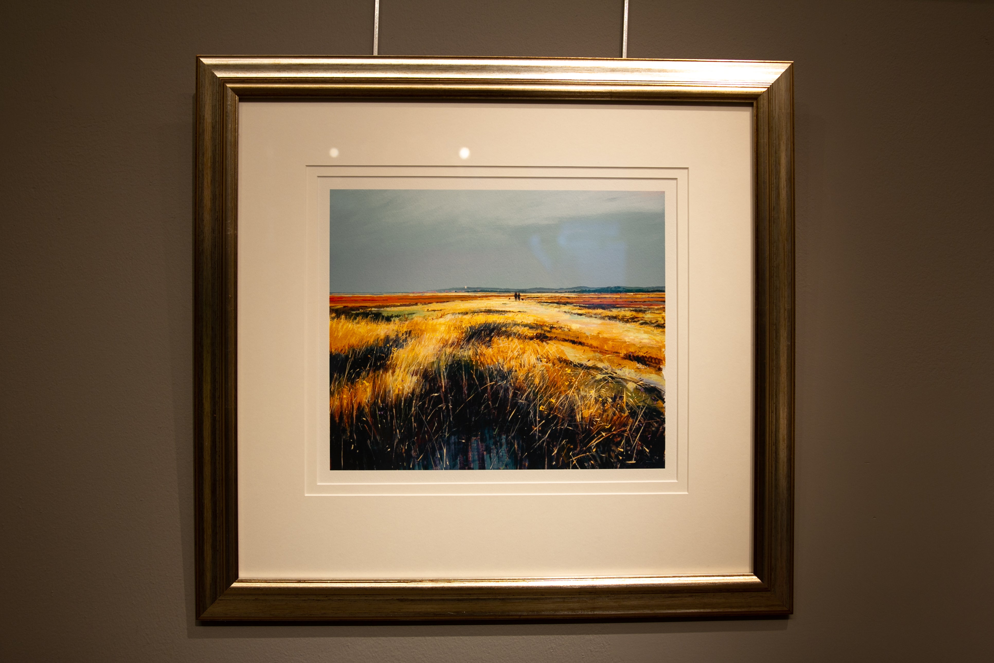Marsh Walk - Paper 25 x 30cm - Framed – Barlow Fine Art