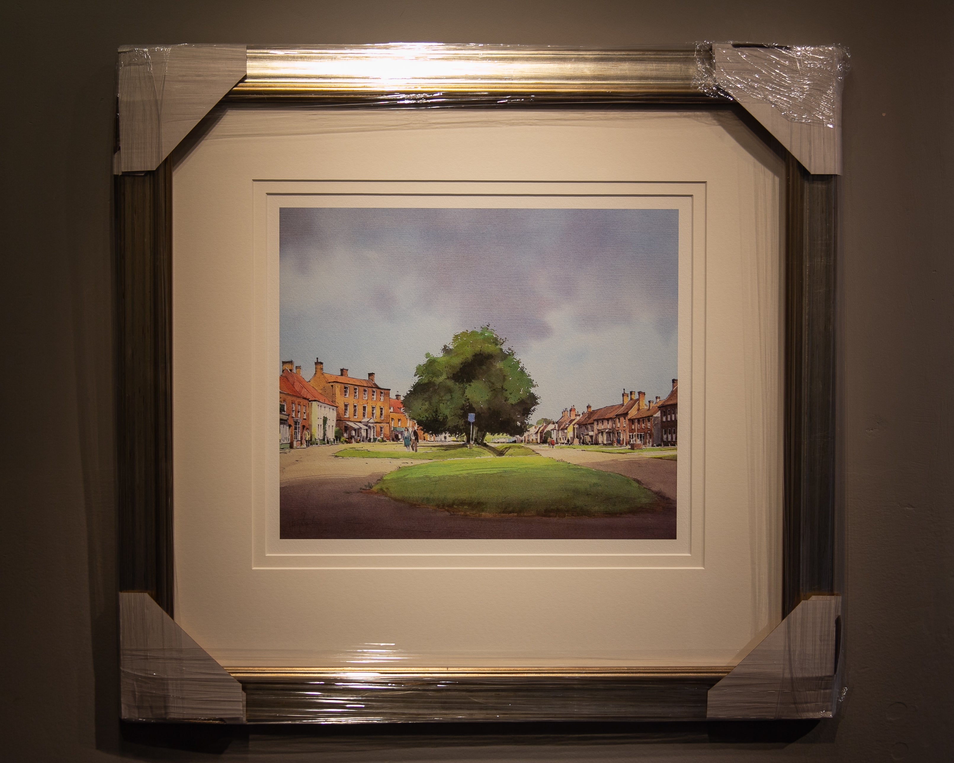The Green From The Hoste - Paper 50 x 60cm - Framed – Barlow Fine Art