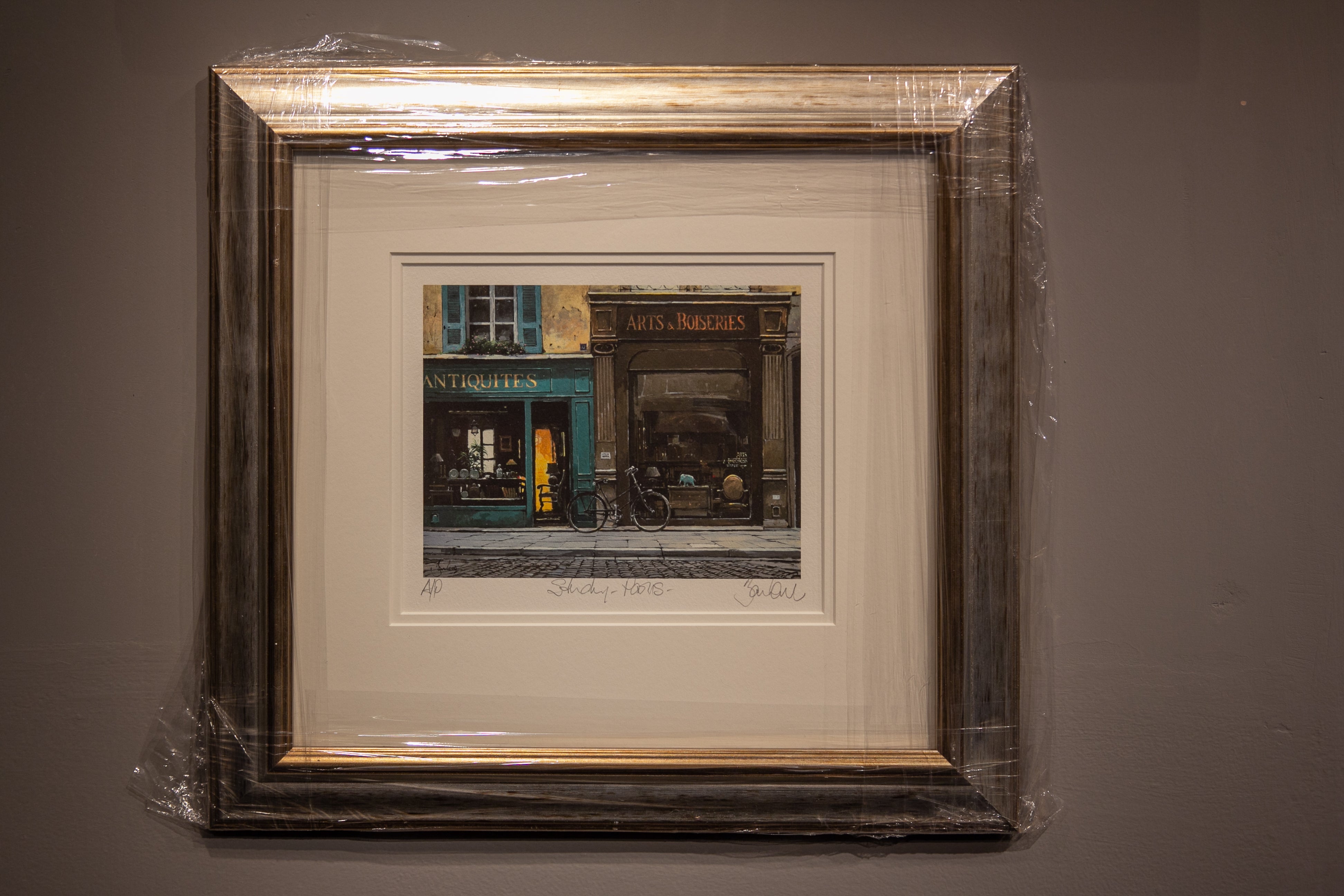 Study - Paris - Paper 14 x 18cm - Framed – Barlow Fine Art