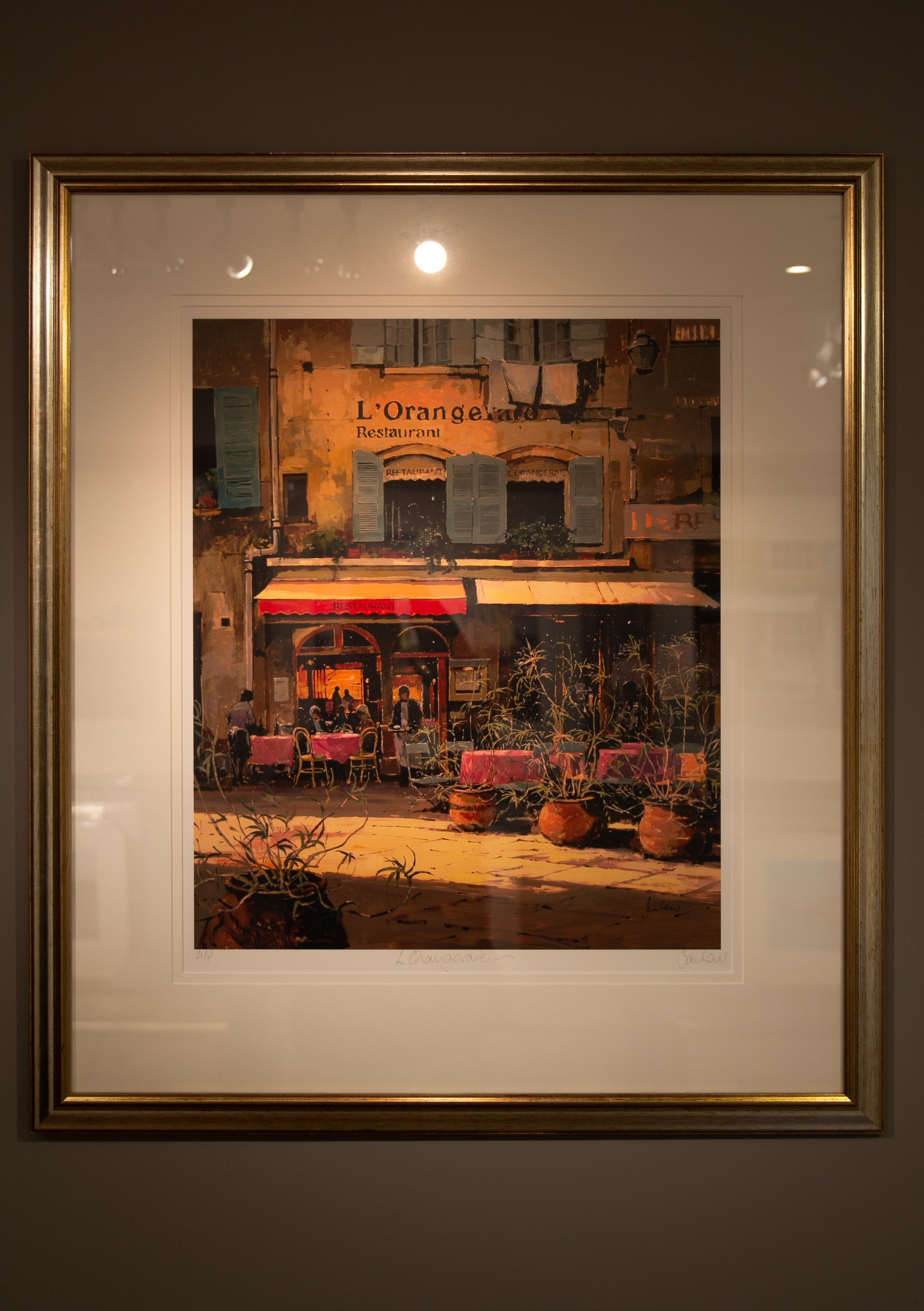 L'Orangeraie (Artist's Proof) - Paper 50 x 60cm - Framed – Barlow Fine Art