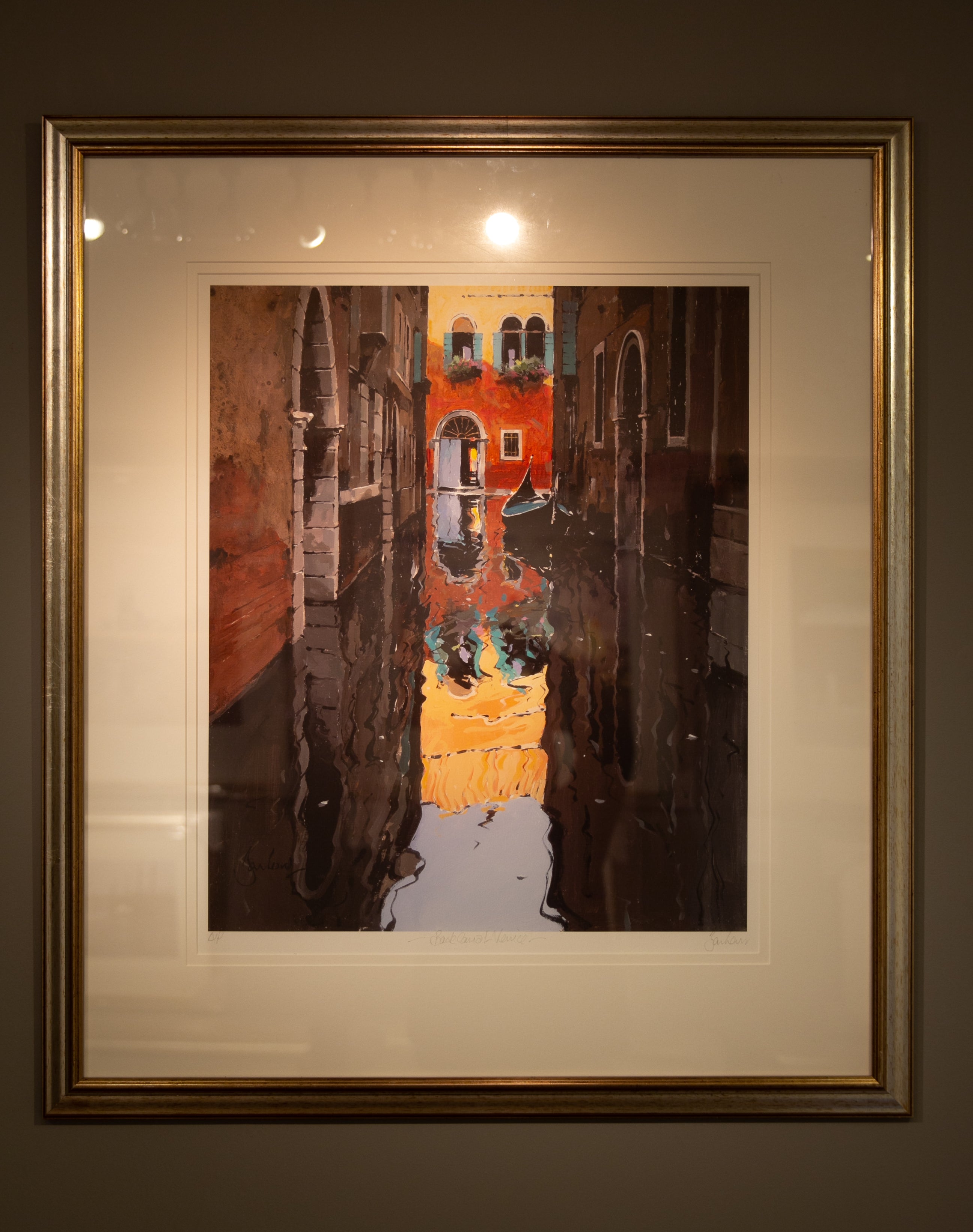 Back Canal (Artist's Proof) - Paper 50 x 60cm - Framed – Barlow Fine Art