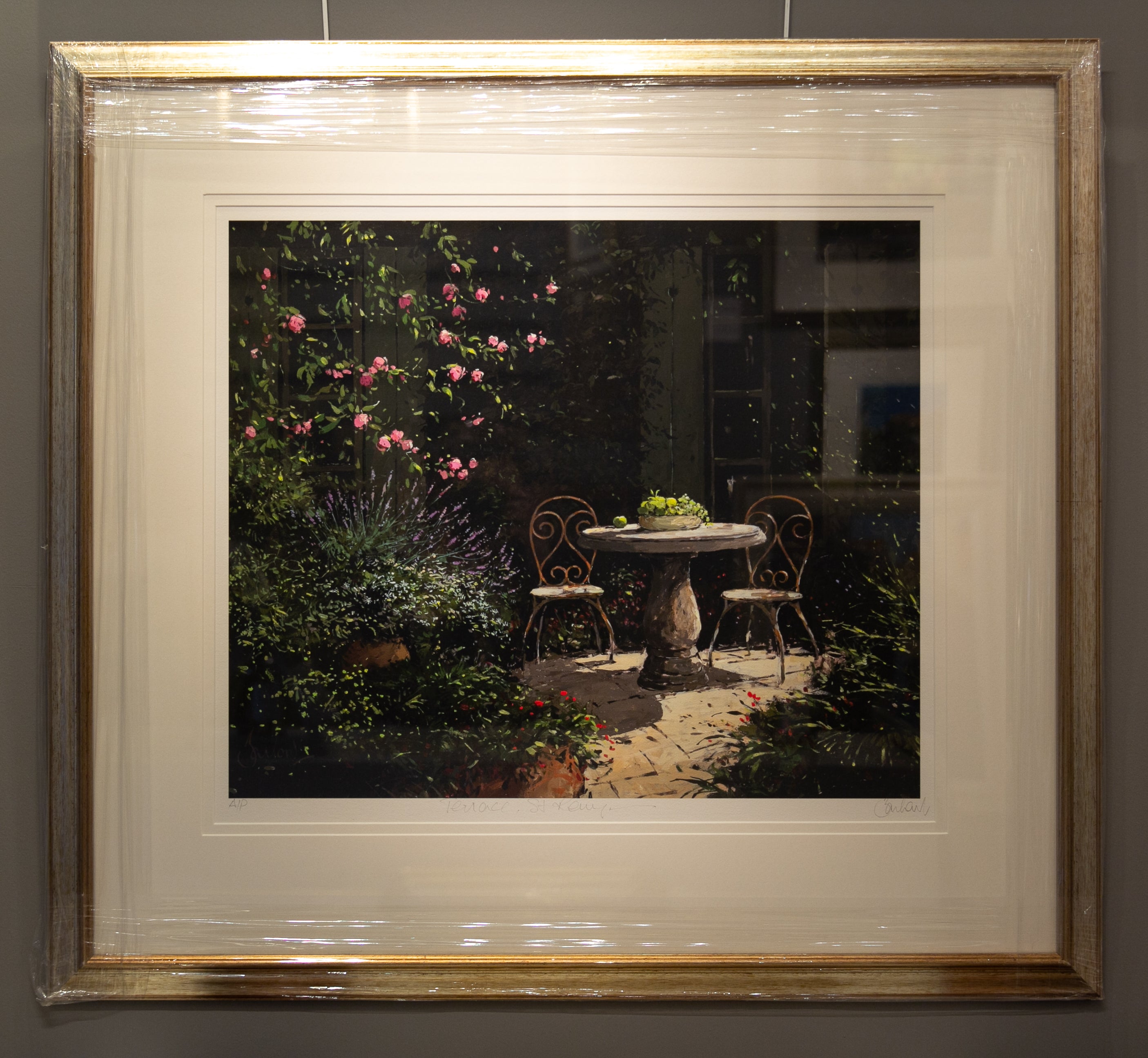 Terrace St. Remy (Artist's Proof) - Paper 50 x 60cm - Framed – Barlow ...