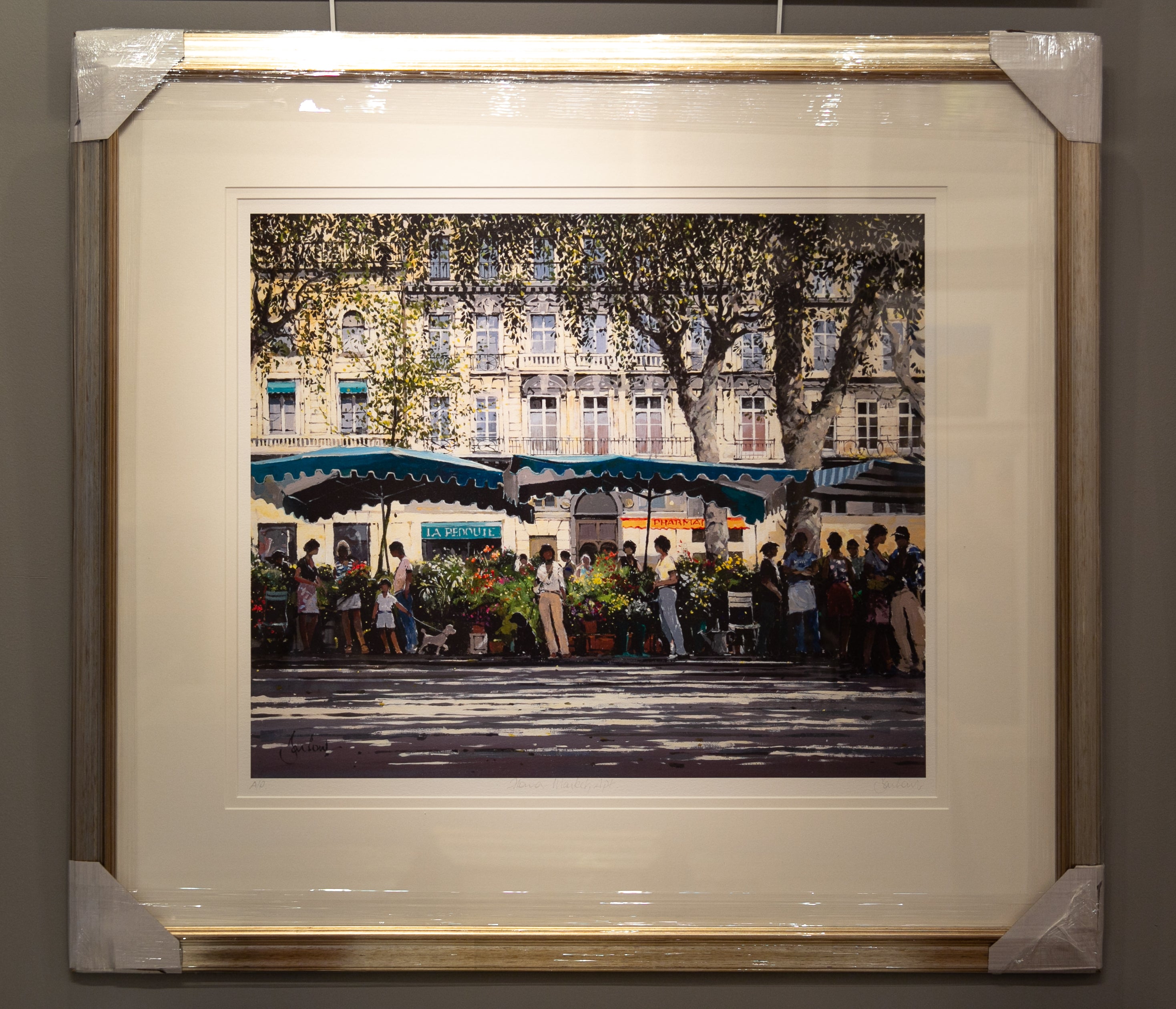Flower Market, Apt - (Artist's Proof) - Paper 50 x 60cm Framed – Barlow ...
