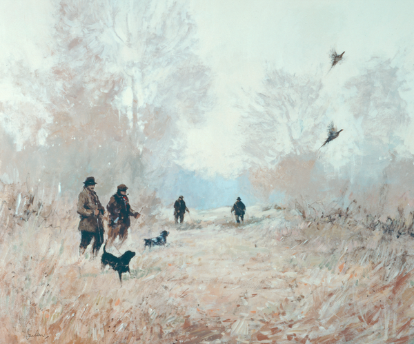 The Beaters Line - Paper 50 x 60cm - Framed – Jeremy Barlow Fine Art