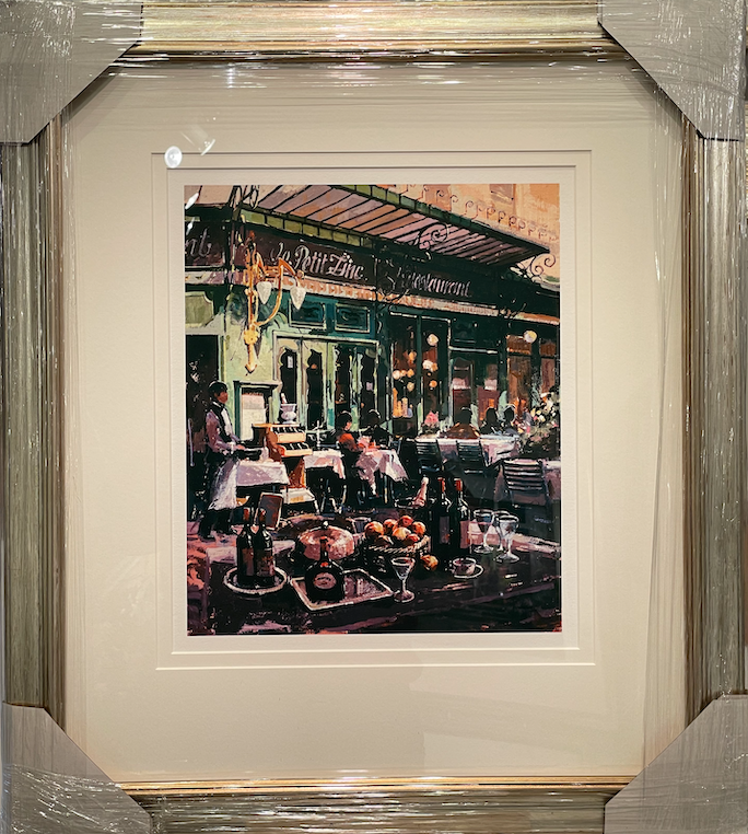 Le Petit Zinc, Paris - Paper 25 x 30cm - Framed – Barlow Fine Art